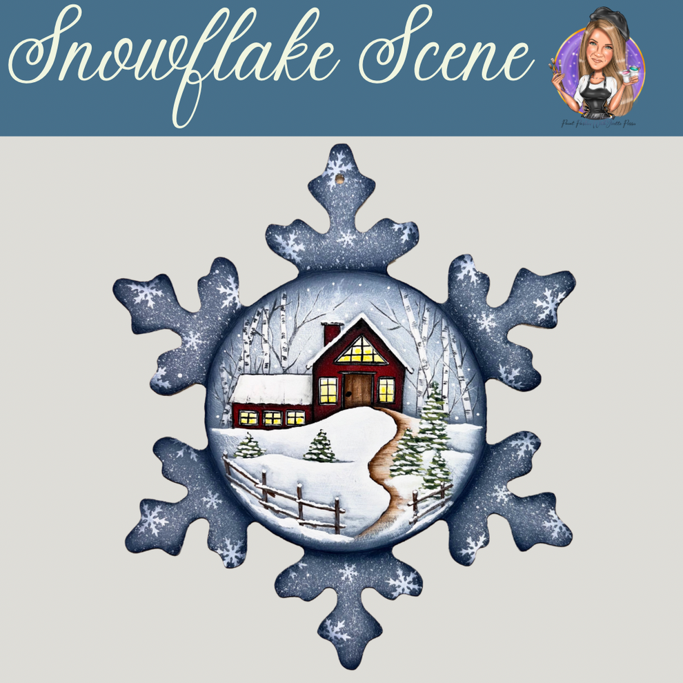 Snowflake Scene Kit – OldeThymesPaintParties