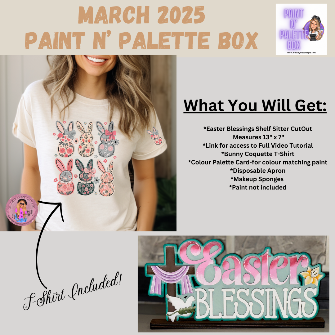 March 2025 Paint Box – OldeThymesPaintParties
