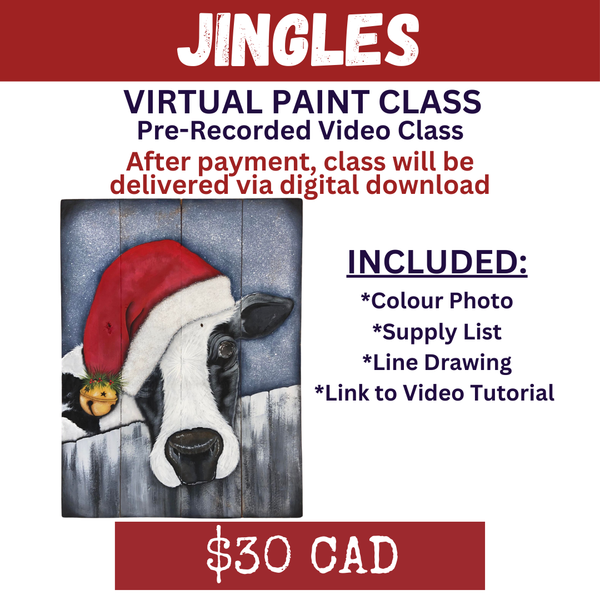 Jingles Virtual Paint Class – OldeThymesPaintParties